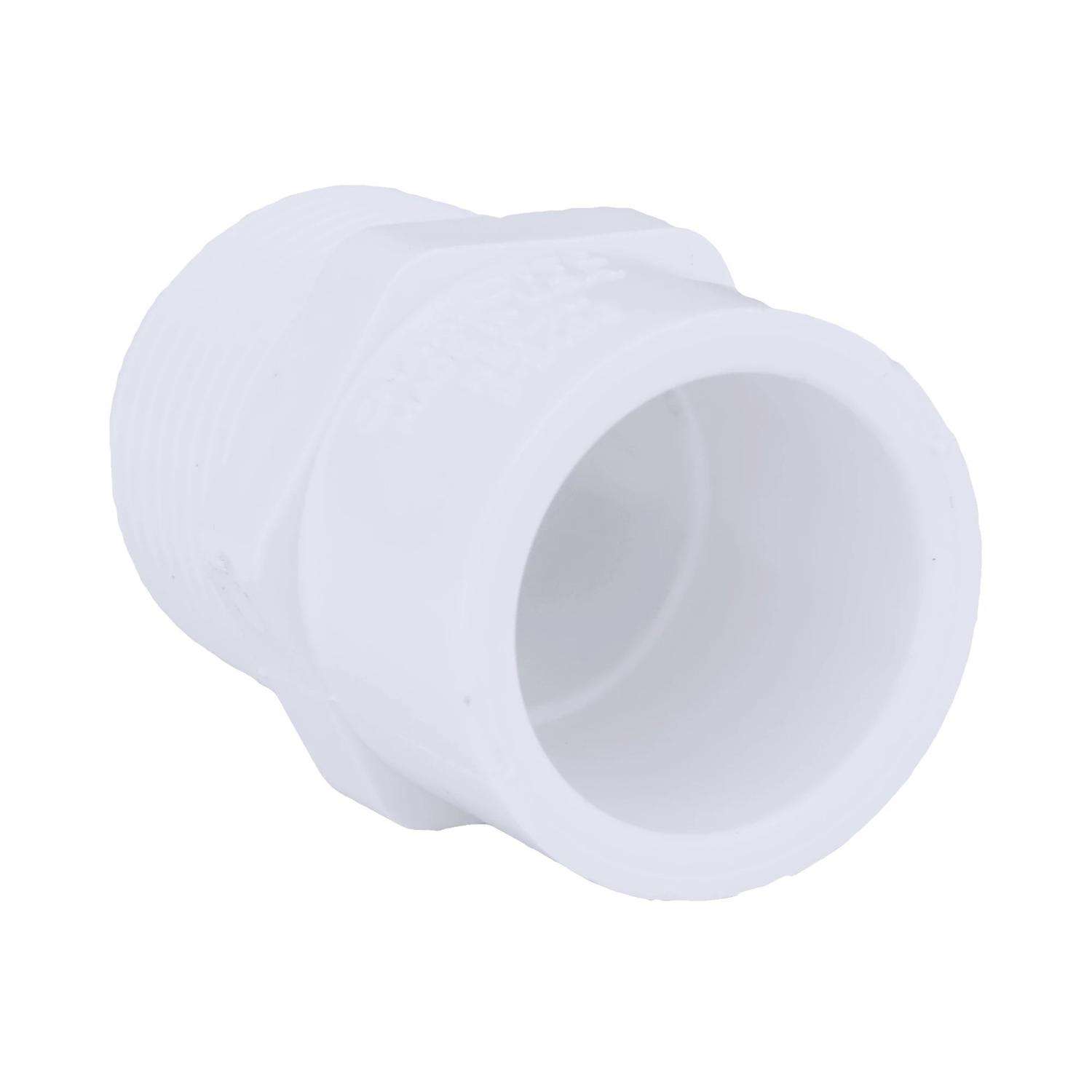 Charlotte Pipe Schedule 40 3/4 in. MPT X 1/2 in. D Slip PVC Pipe ...