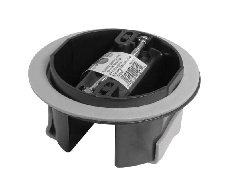 Cantex Round PVC 1 gang Junction Box Gray - Ace Hardware