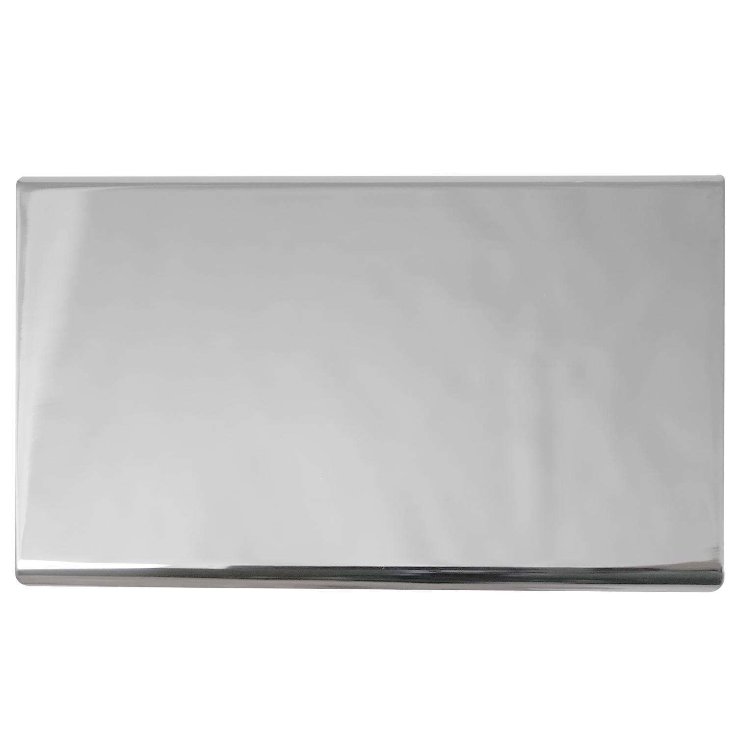 Laurey Contemporary Rectangle Edge Pull 9 in. Polished Chrome Silver 1 ...