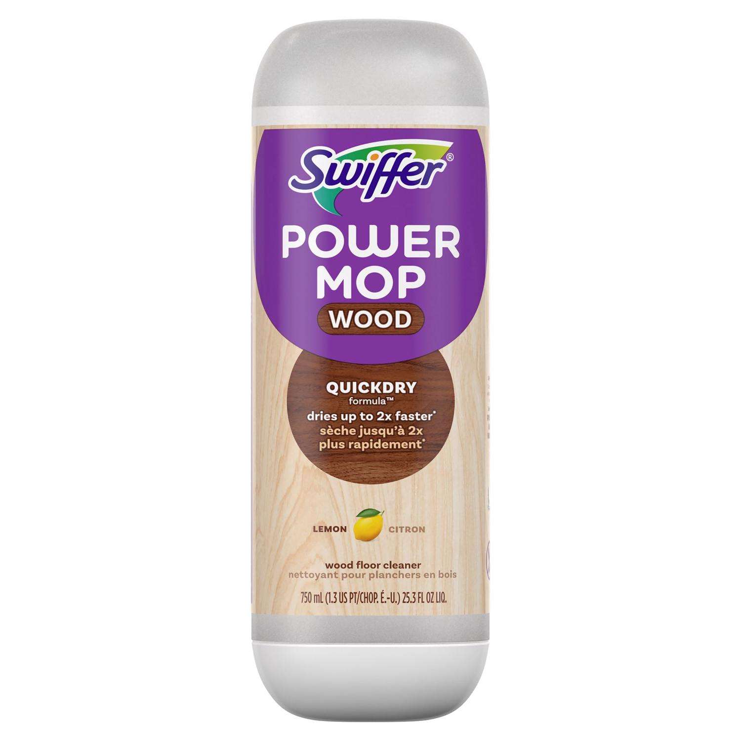 Swiffer Power Mop Lemon Scent Wood Cleaner Liquid 25.3 oz - Ace Hardware