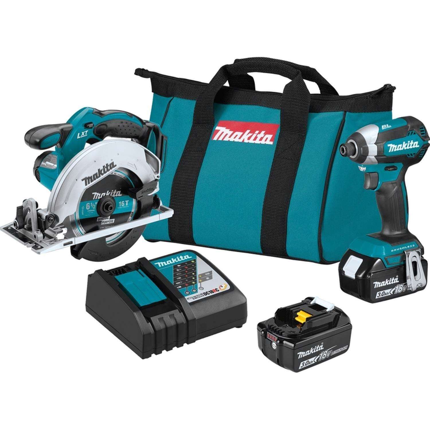 Makita LXT 18 V Cordless Brushless 2 Tool Combo Kit - Ace Hardware