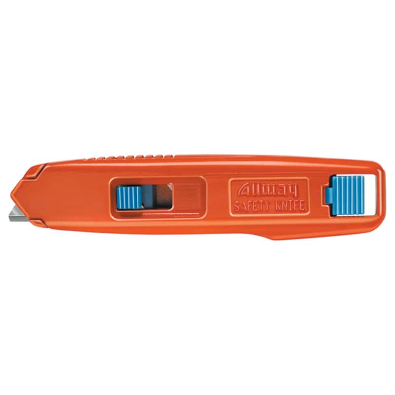 Allway 5-3/4 in. Retractable Safety Knife Orange 1 pk - Ace Hardware
