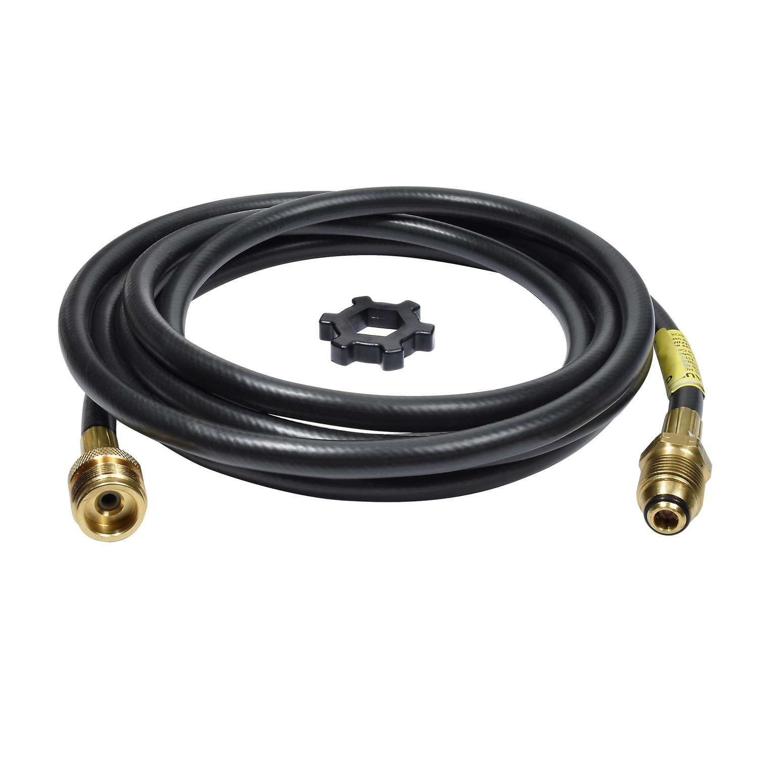 Mr. Heater 12 ft. L Brass/Plastic Excess Flow Soft Nose P.O.L Hose ...