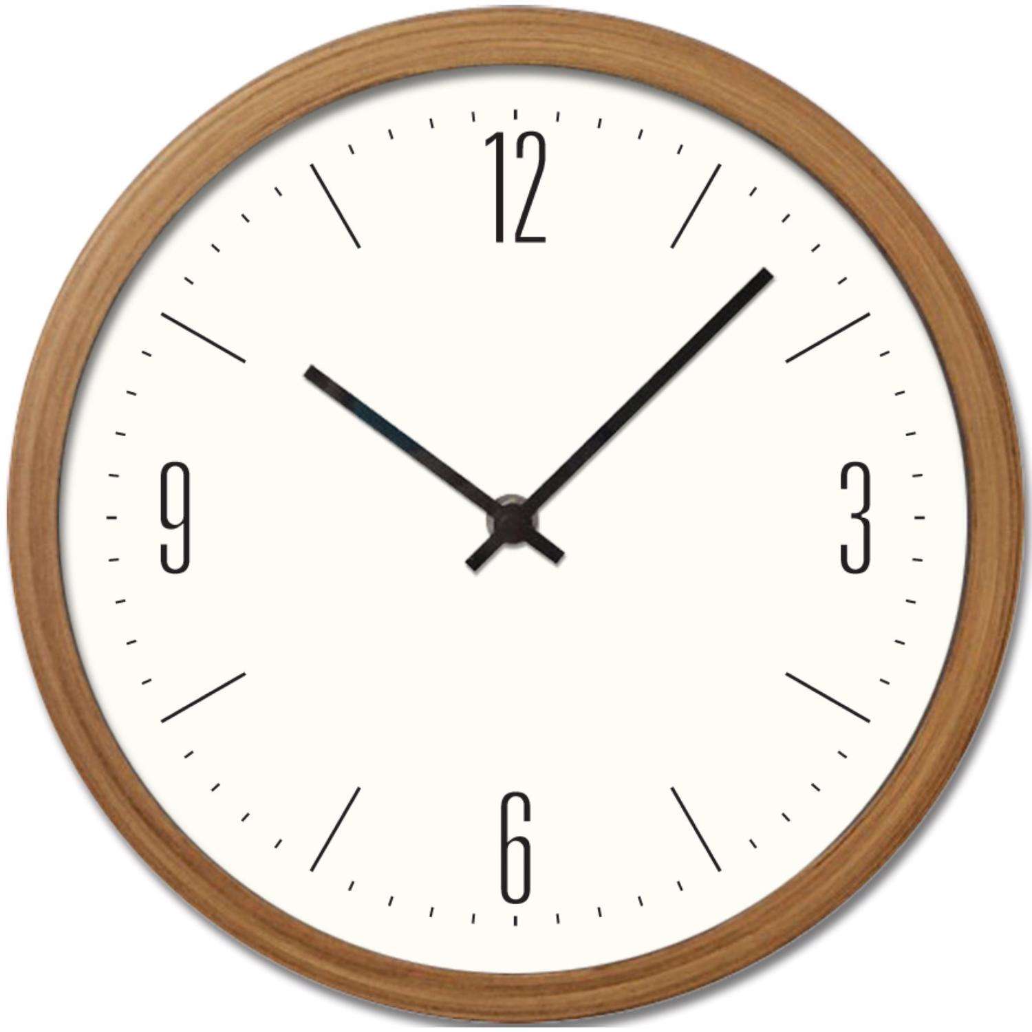 Westclox 10 in. L X 10 in. W Indoor Contemporary Analog Wall Clock ...