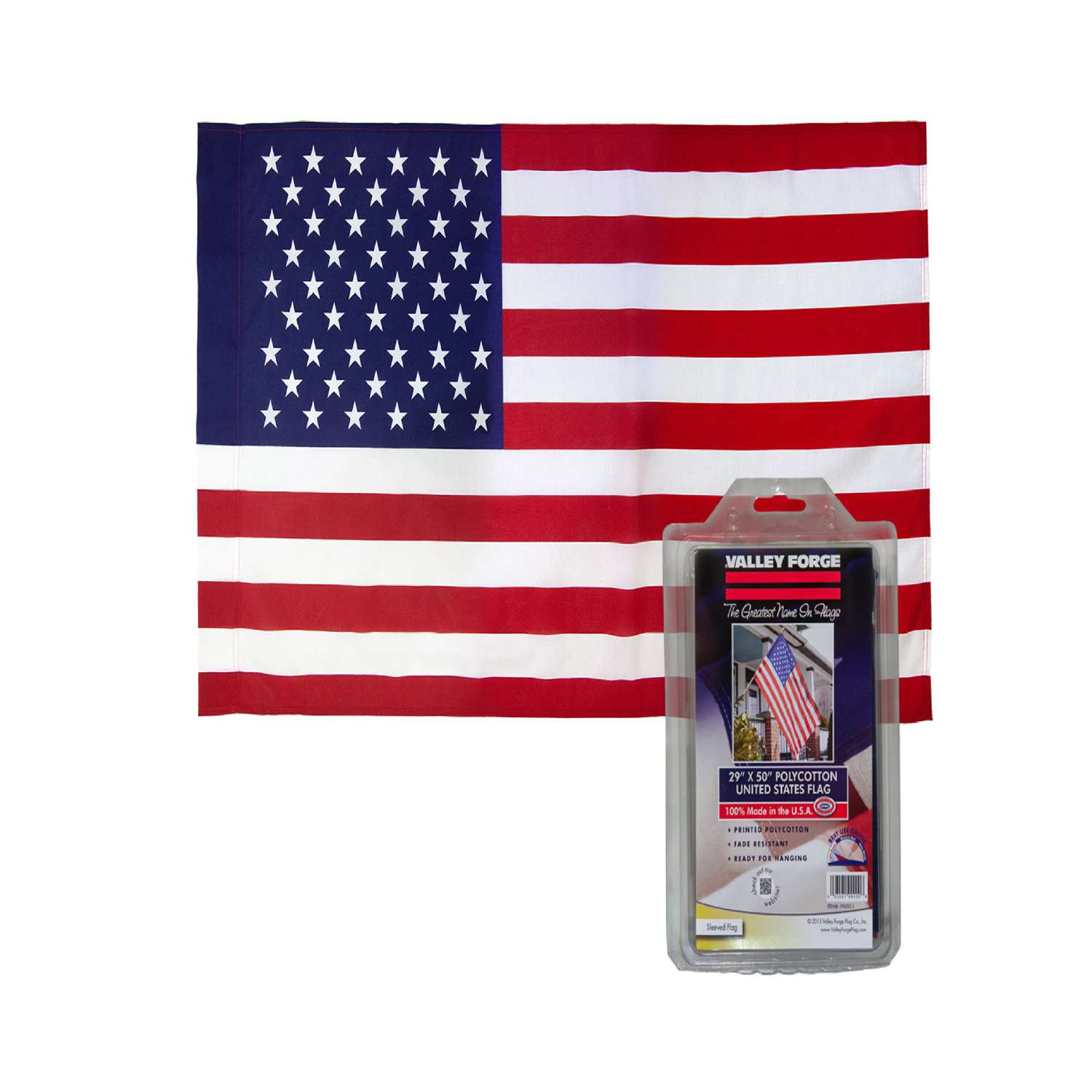 Valley Forge American Flag 29 in. H X 50 in. W - Ace Hardware