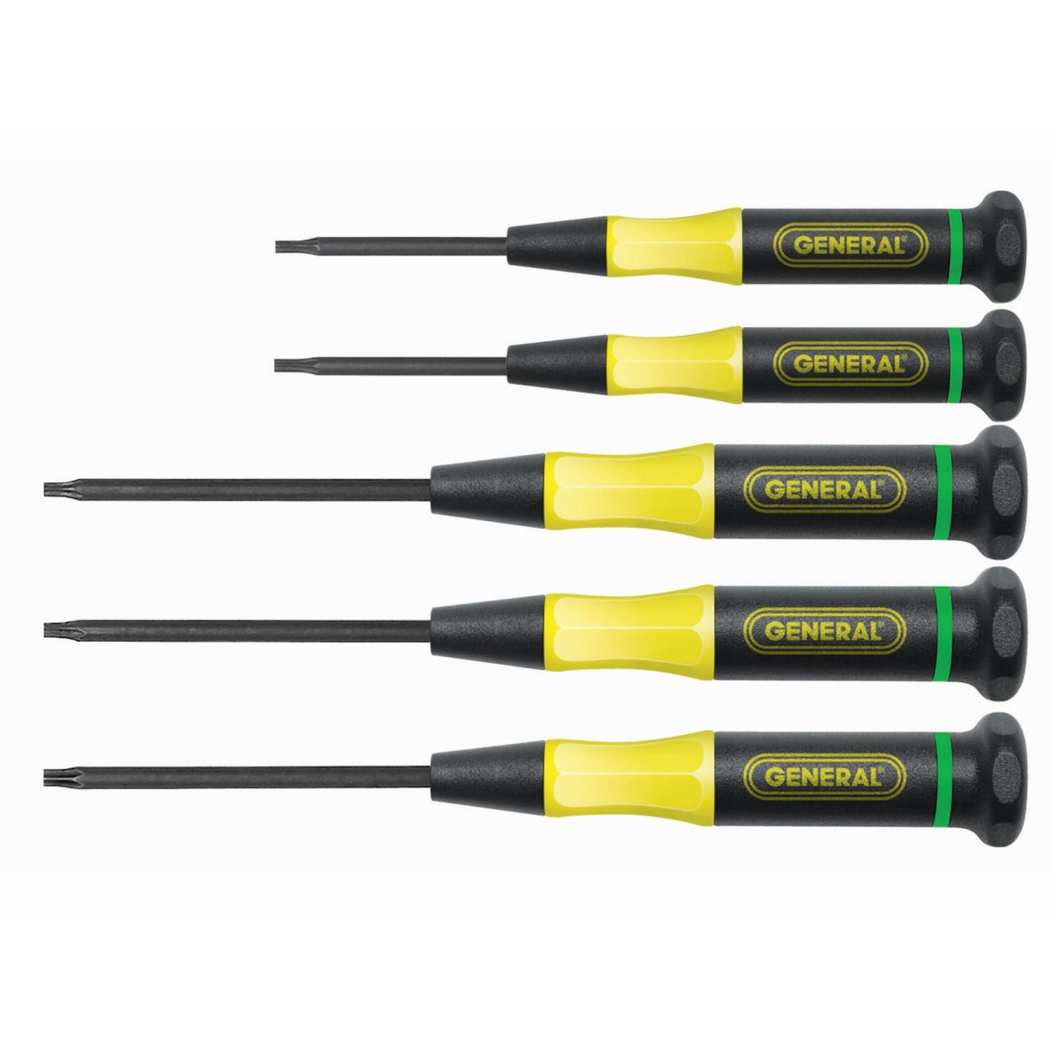 General Torx Precision Screwdriver Set 5 pc - Ace Hardware