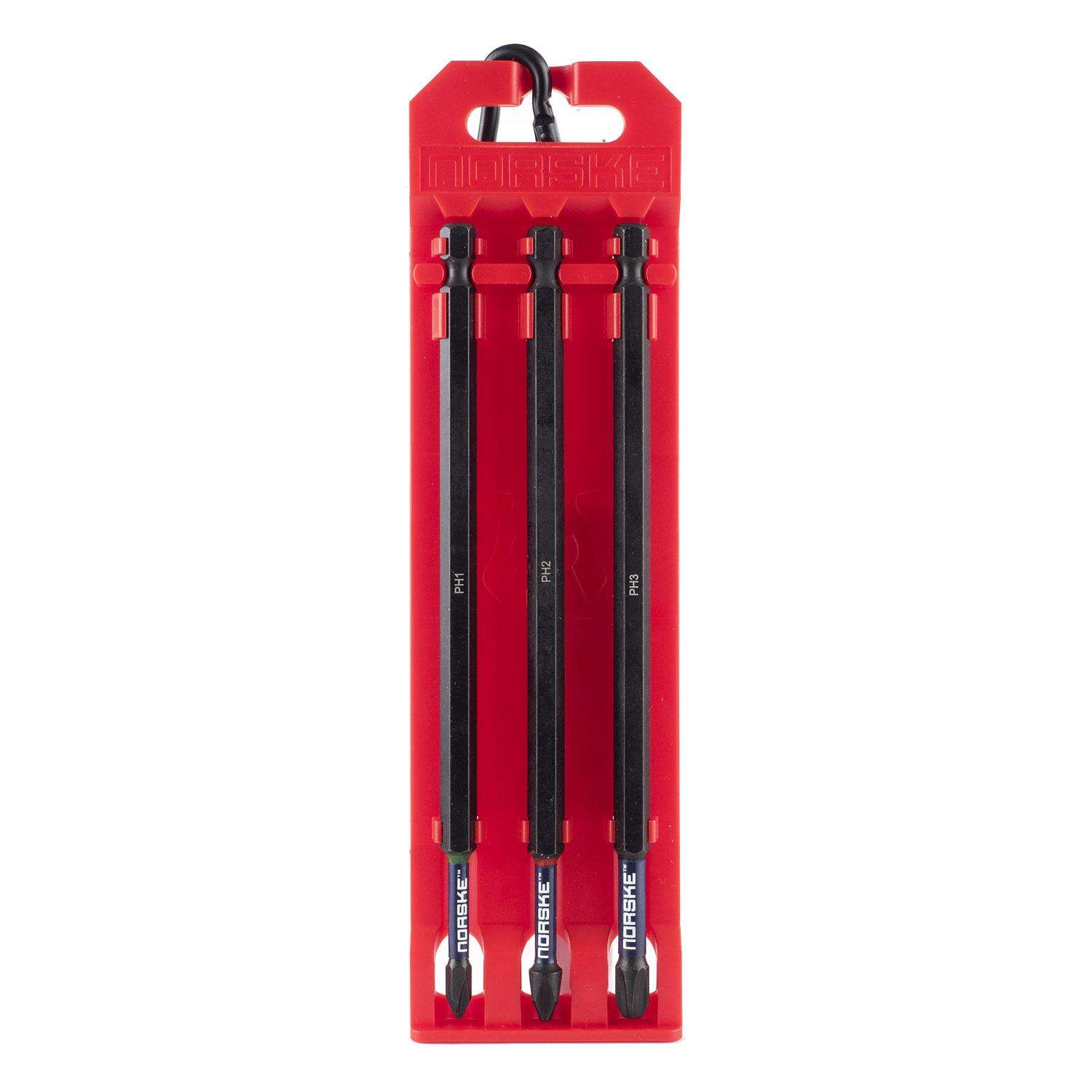 Norske Hex Assorted X 6 in. L Bit Clip S2 Tool Steel 3 pk Mfr# NIBPI637 ...