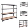 Ar Shelving Garage Series 71 in. H X 59.4 in. W X 18 in. D Metal ...