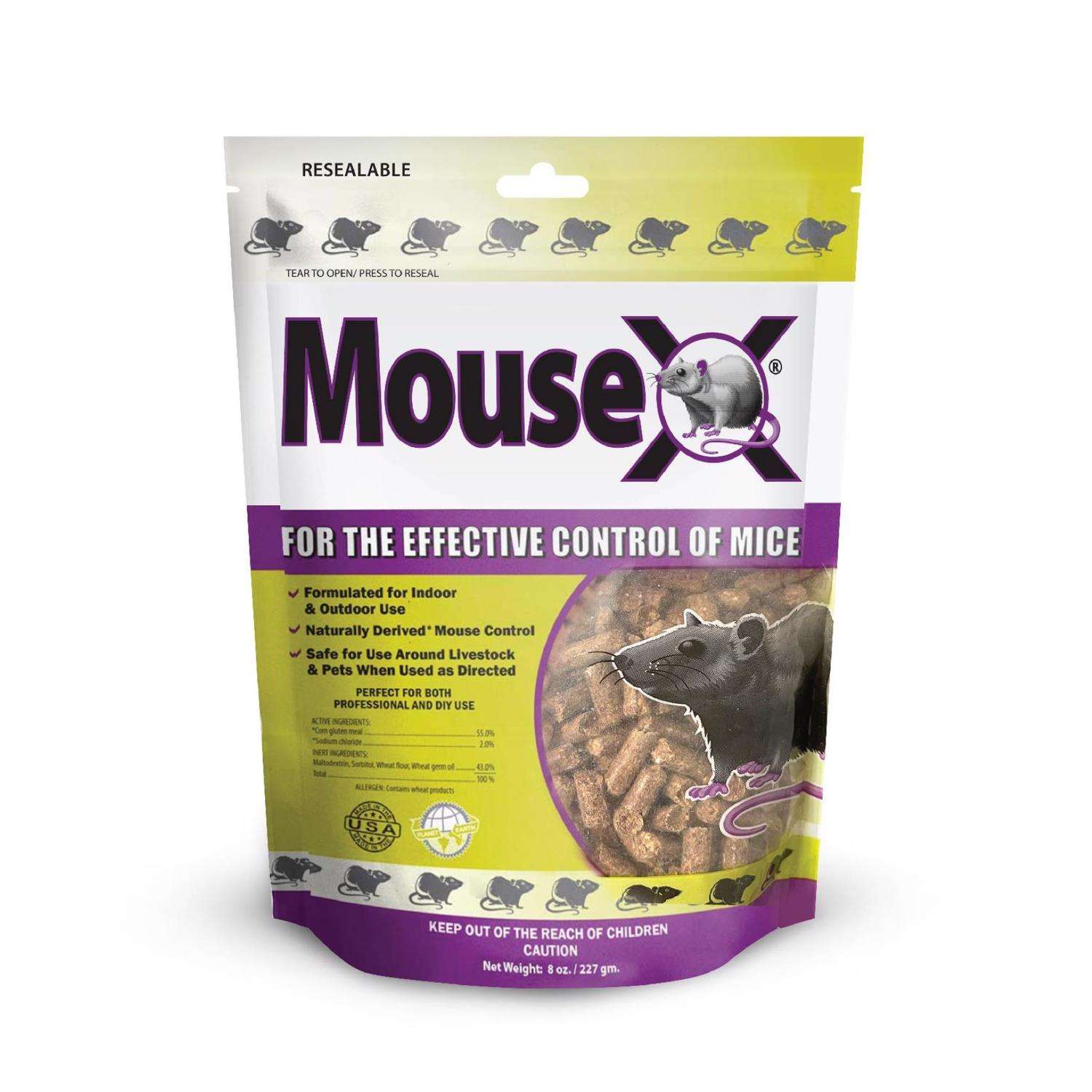 MouseX Non-Toxic Bait Pellets For Mice 8 oz 1 pk - Ace Hardware