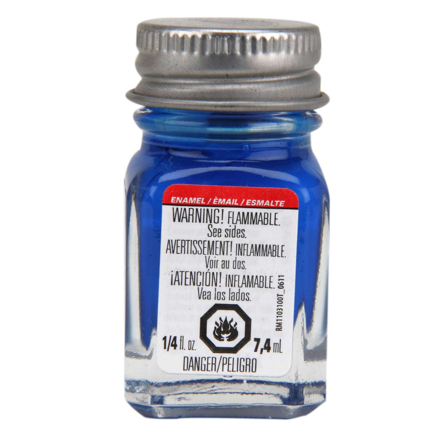 Testors Fluorescent Blue Enamel Paint 0.25 oz - Ace Hardware