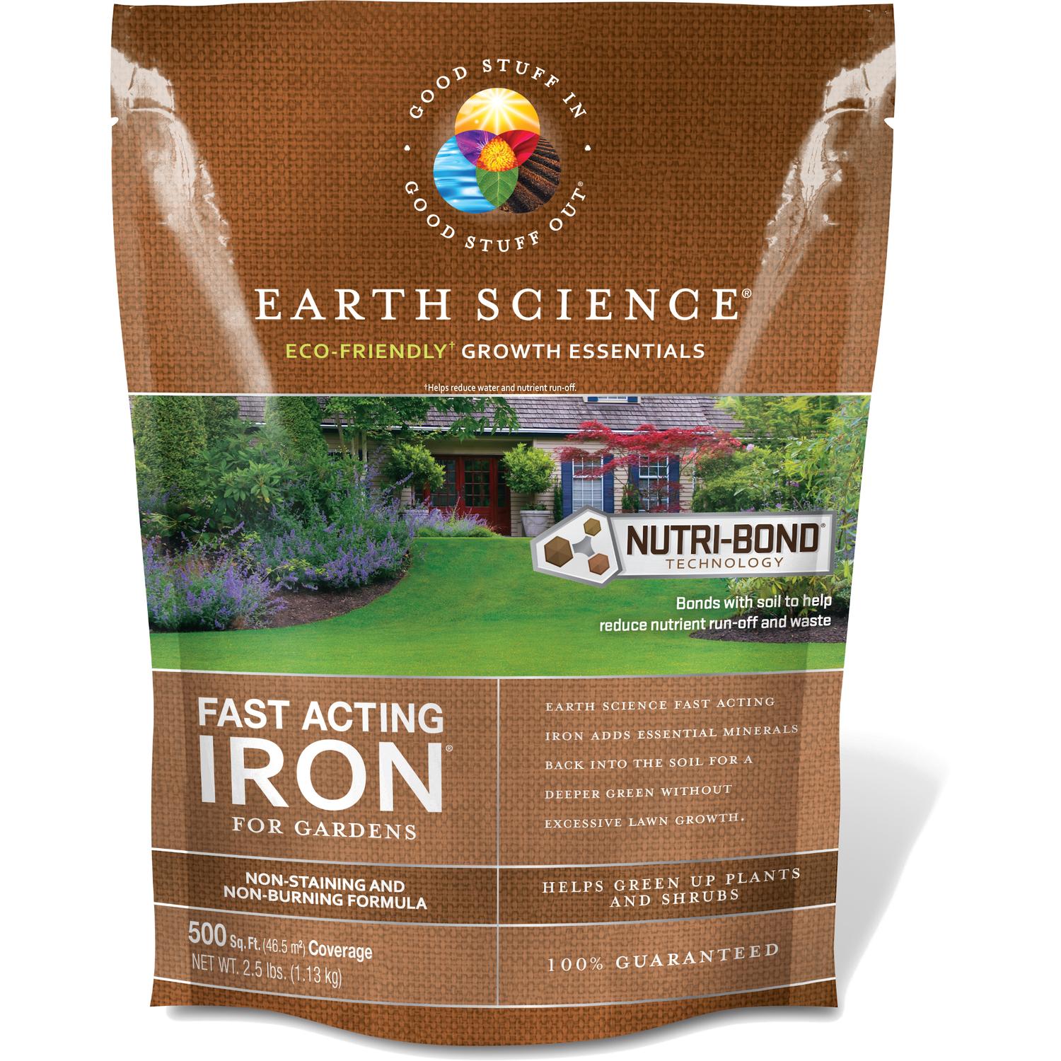 Earth Science Growth Essentials Iron Treatment 500 sq ft 2.5 lb - Ace ...