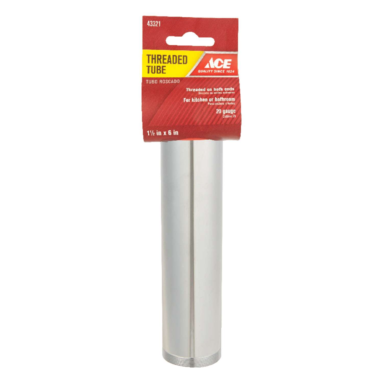 Ace 1-1/2 in. D X 6 in. L Brass Tube - Ace Hardware