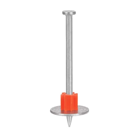Ramset 0.300 in. D X 2.5 in. L Steel Round Head Drive Pin with Washer ...