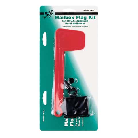 Gibraltar Mailboxes Steel Red 2-1/2 in. W X 7-1/2 in. L Mailbox Flag ...