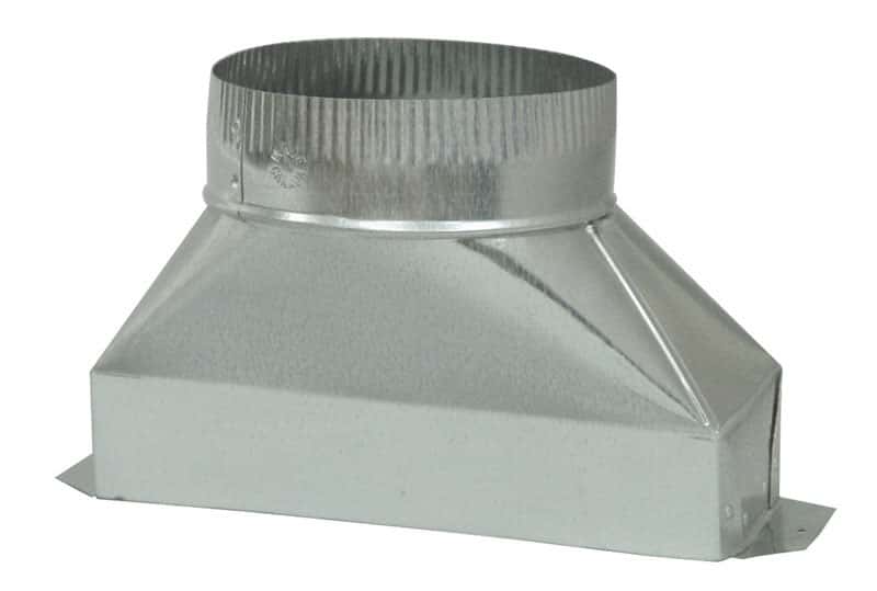 Deflect-O 6 in. D X 10 in. L Galvanized Steel Duct - Ace Hardware