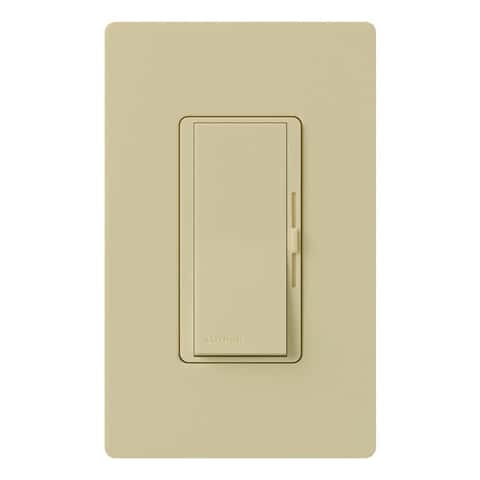 Lutron Diva Ivory 600 W Slide Dimmer Switch 1 pk Mfr# DVW-600PH-IV ...