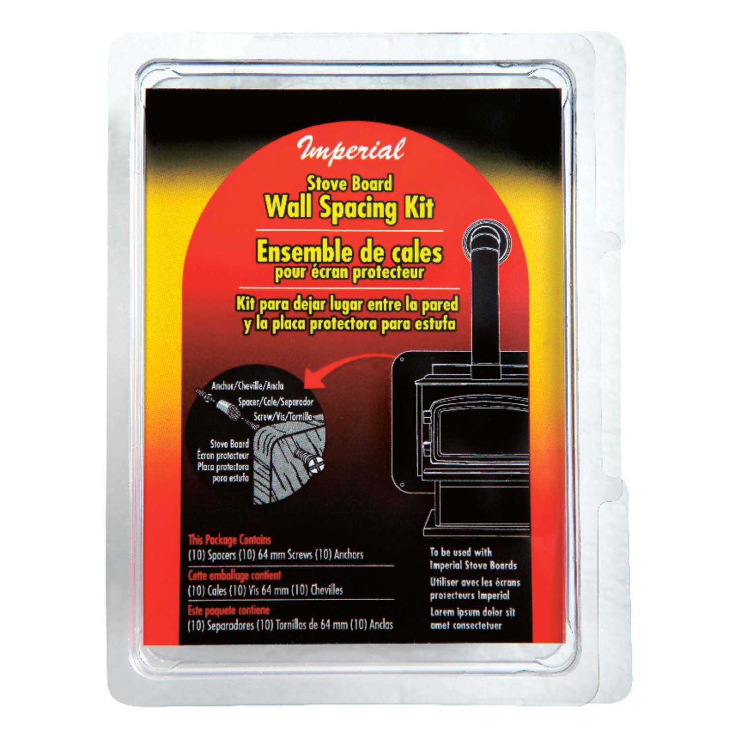 Imperial Wall Shield Spacing Kit - Ace Hardware