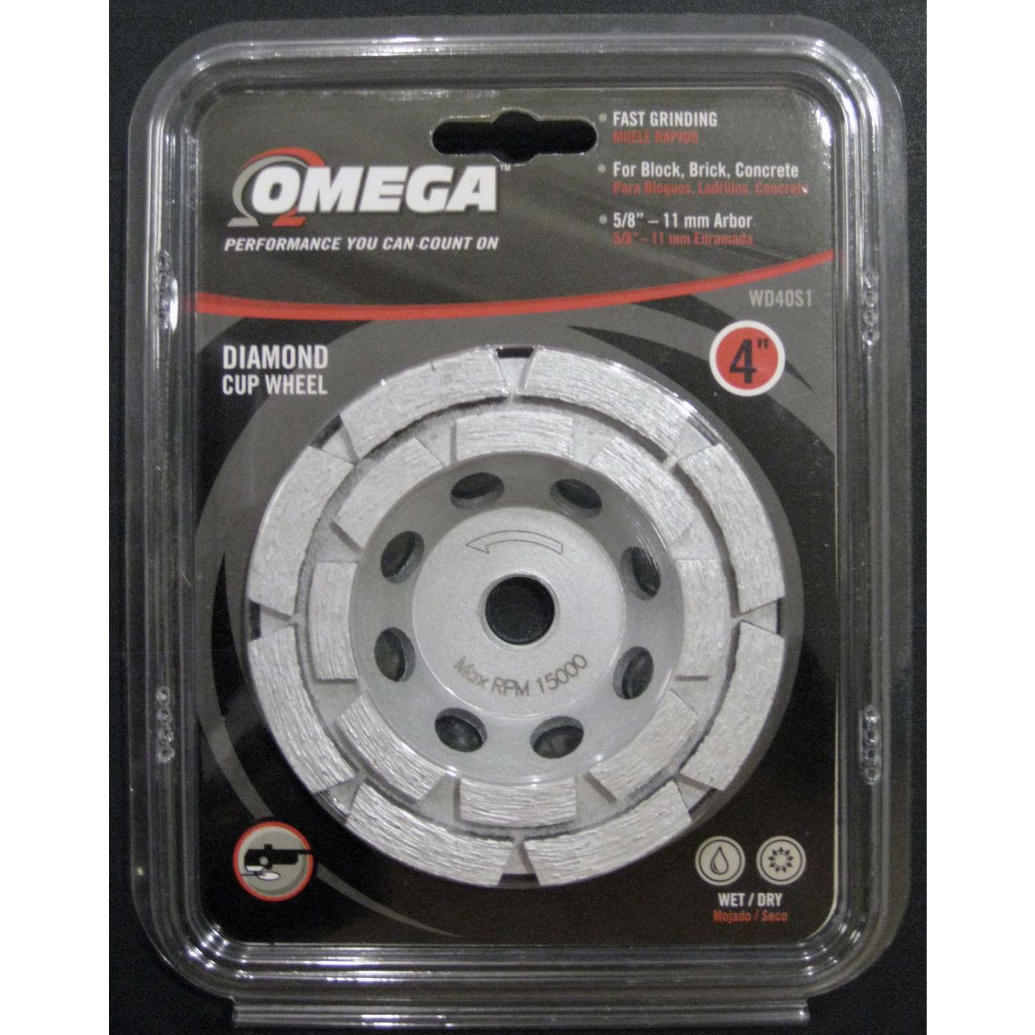 Omega 4 in. D X 5/8 in. Premium Diamond Continuous Rim Circular Saw ...