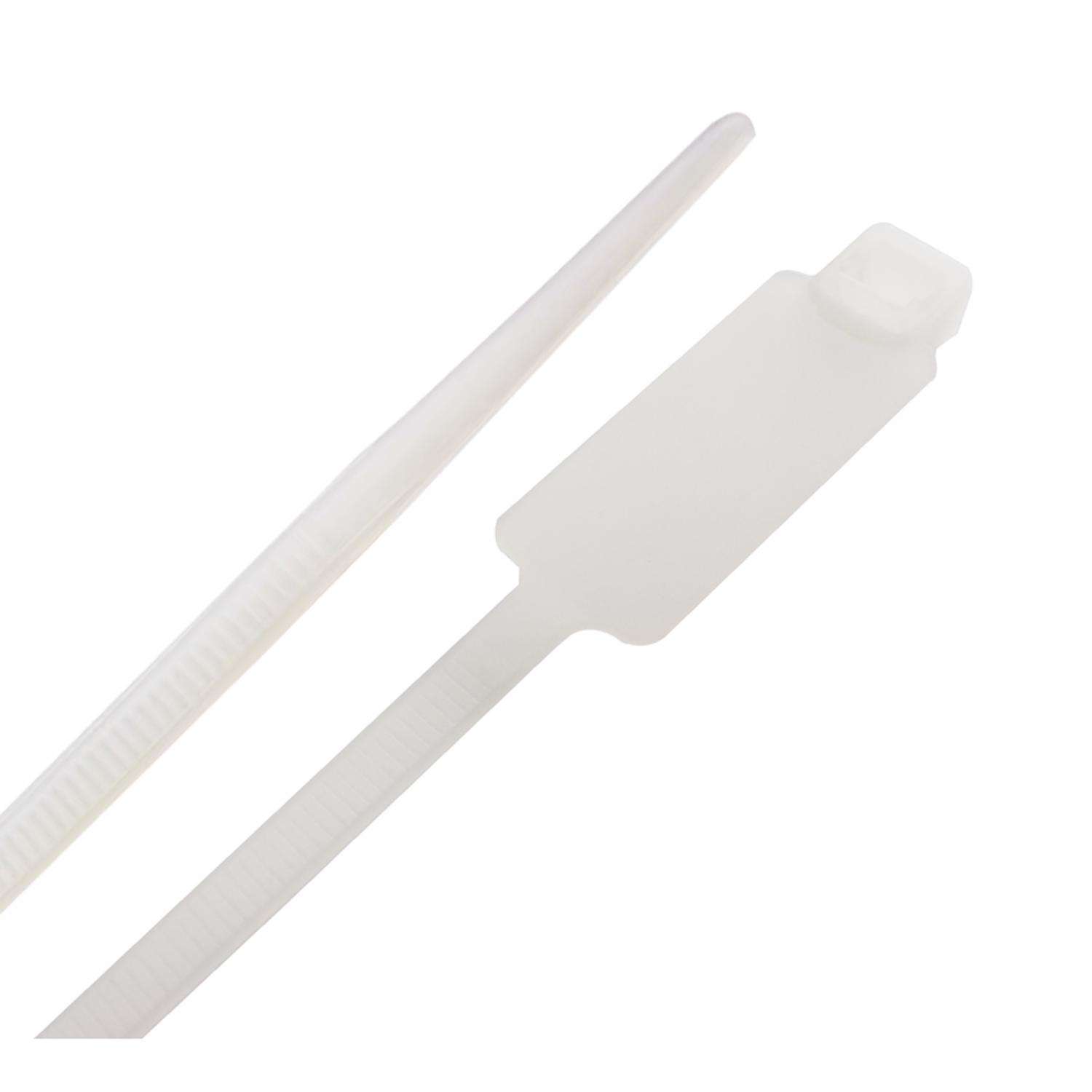 Steel Grip 8 in. L White Cable Tie 25 pk - Ace Hardware