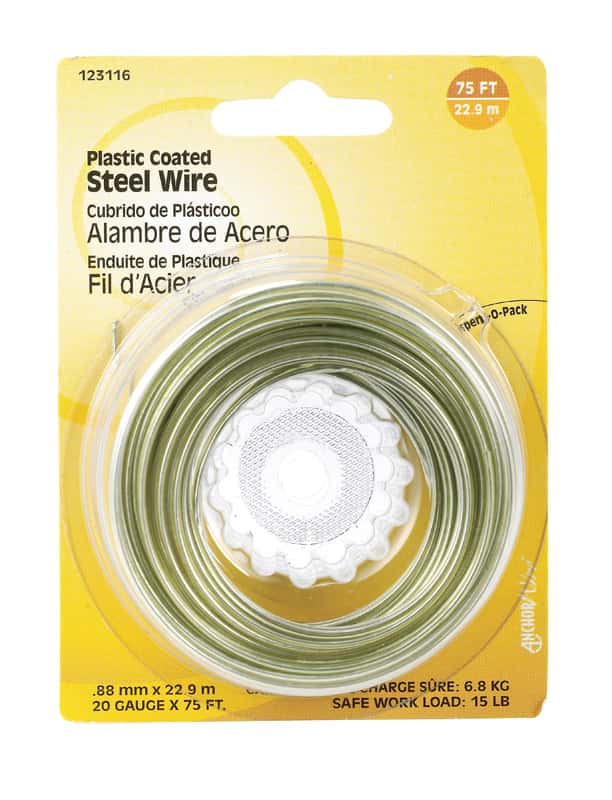 Hillman 75 ft. L Plastic 20 Ga. Wire - Ace Hardware