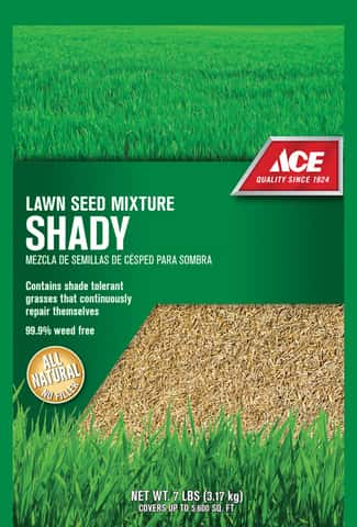 Ace Mixed Full Shade Grass Seed 7 lb - Ace Hardware