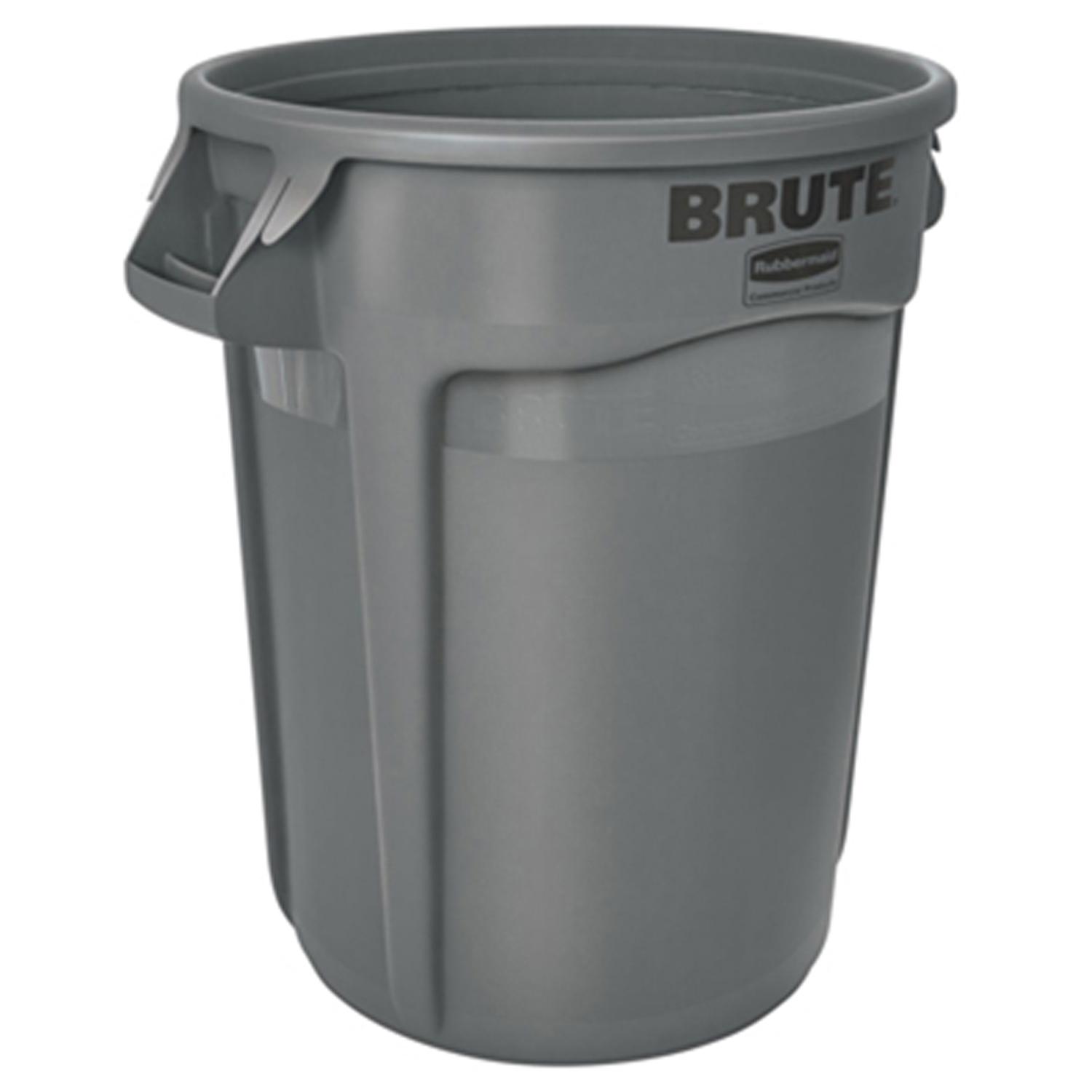 Rubbermaid Brute Gray 32 Gallon Plastic Garbage Can - Ace Hardware Mfr ...