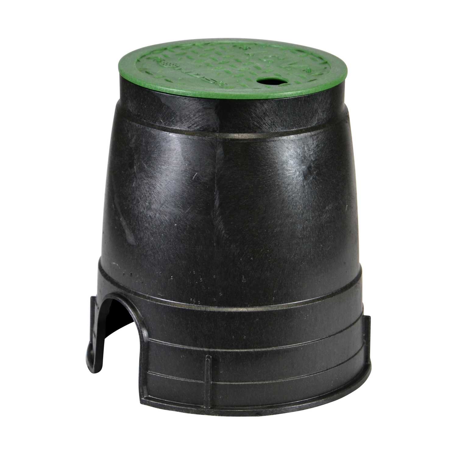 NDS Econo 8.5 in. W x 8.5 inch H Round Valve Box with Overlapping Cover ...