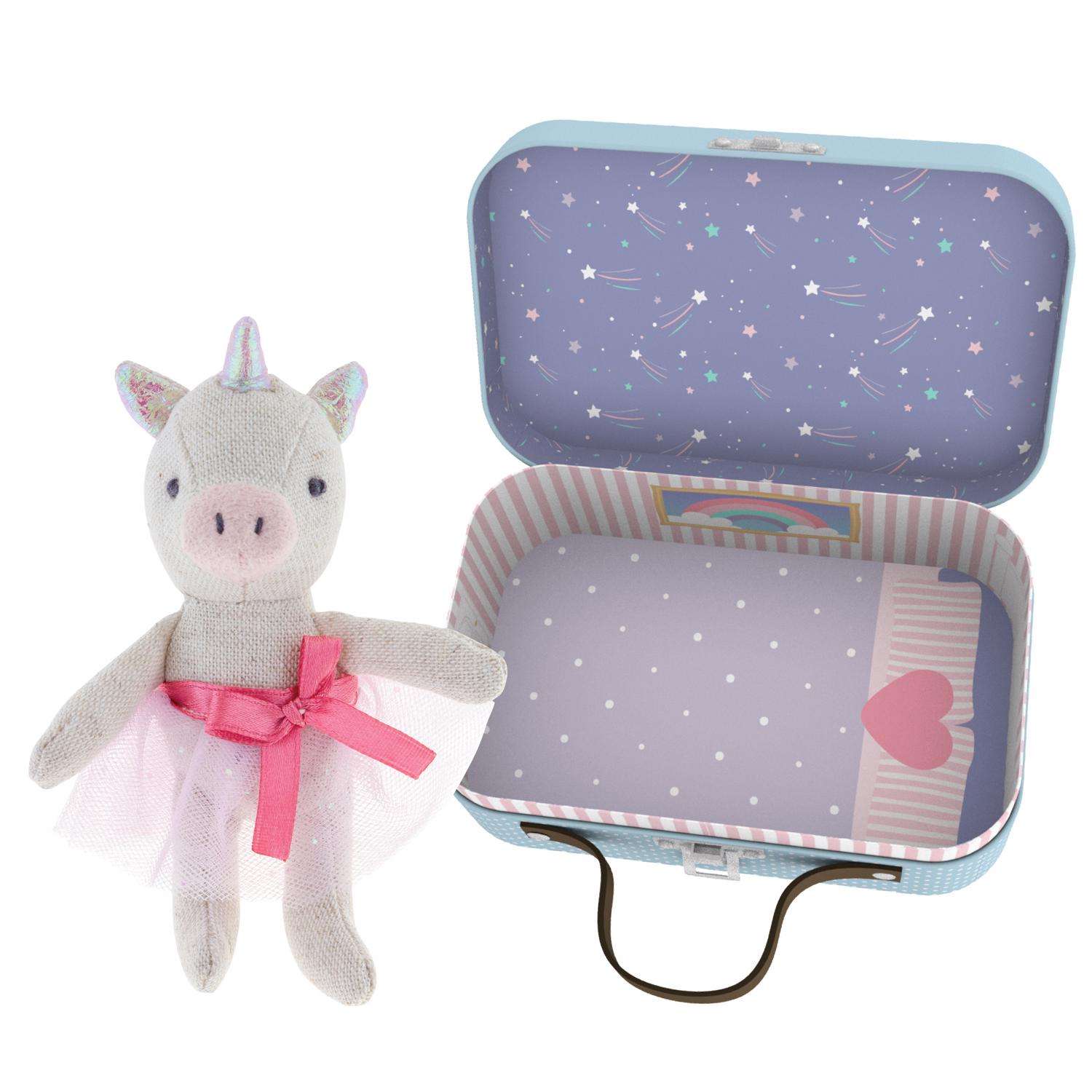 Stephen Joseph Teeny Tiny Travel Buddy Cotton/Cardboard Multicolored 2 ...