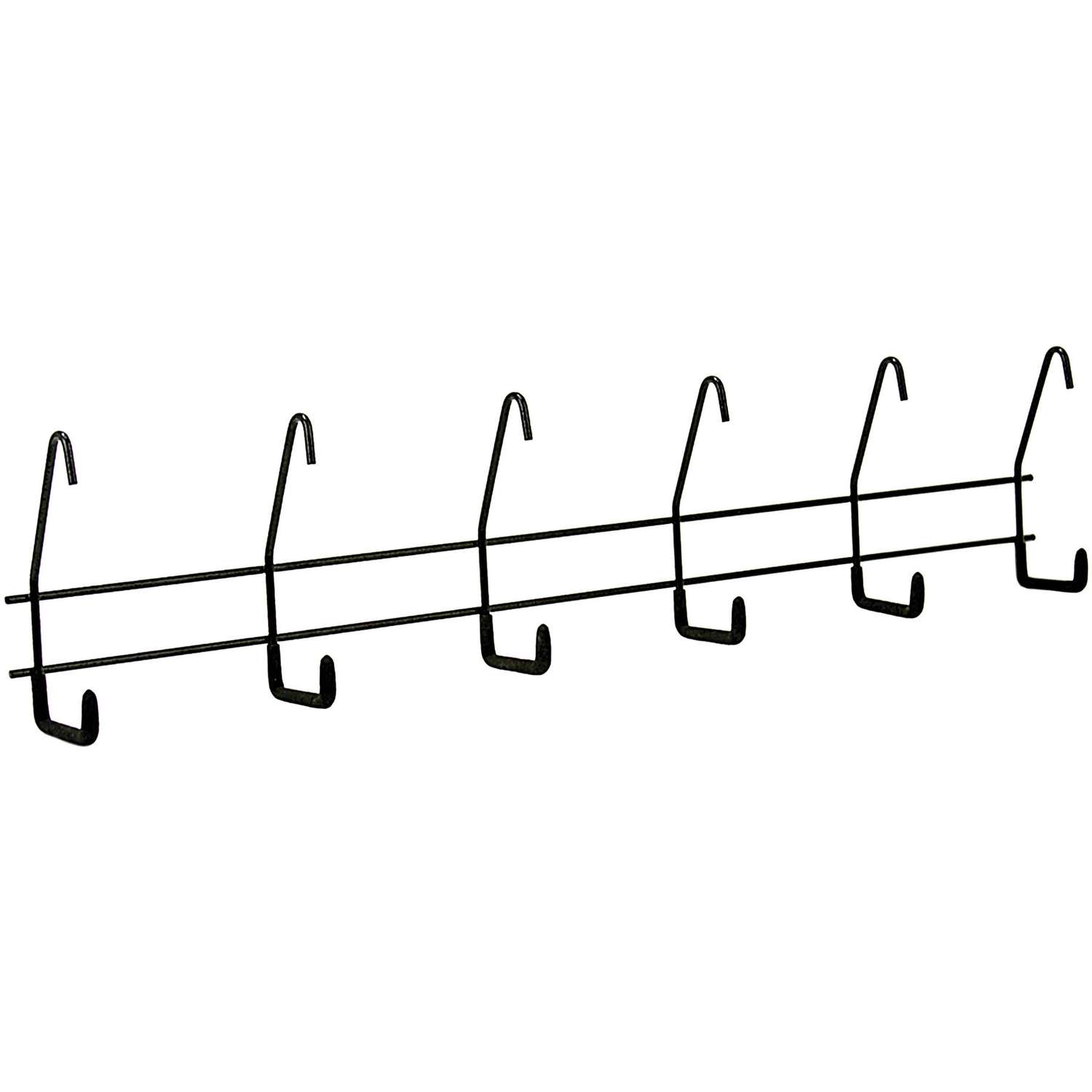 Crawford 28.5 in. L Powder Coated Black Steel Long Handle Hanger ...