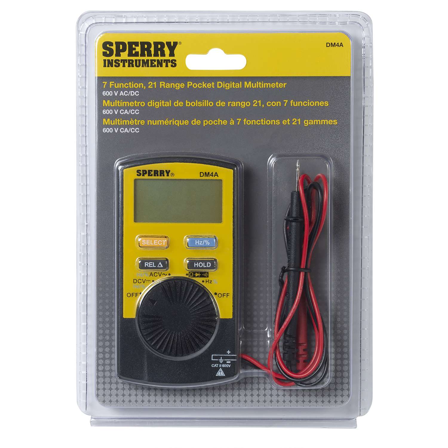 Sperry 200mV/2/20/200/1000 VAC/VDC V Digital Multimeter - Ace Hardware