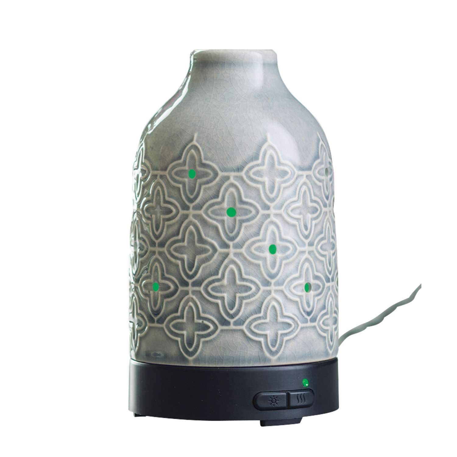 Airome 9.3 in. H X 4.9 in. L Gray Ceramic Ultrasonic Diffuser Mfr ...