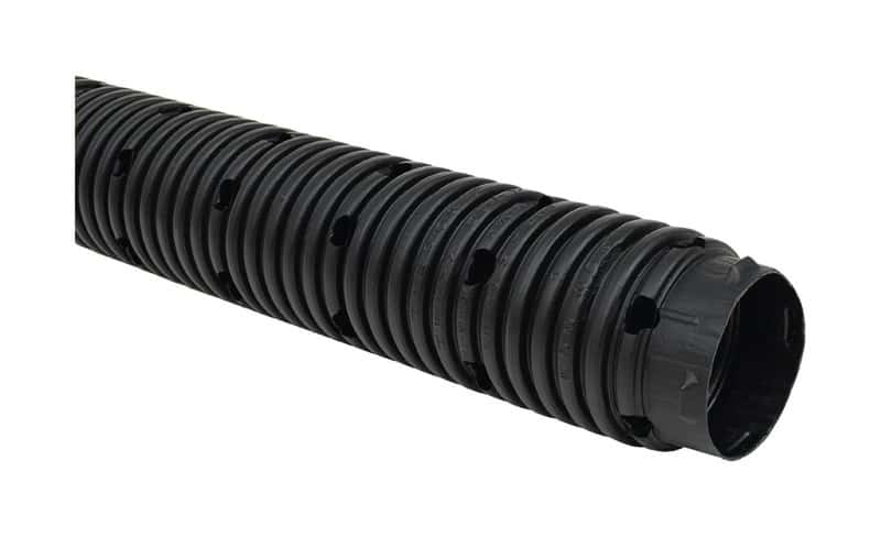 Advance Drainage Systems 4 in. D X 10 ft. L Polyethylene Sewer Pipe ...