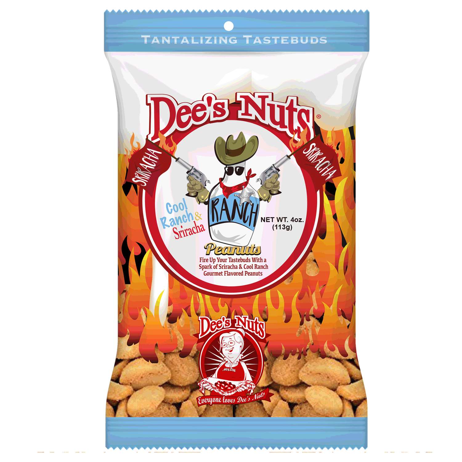 Dee's Nuts Cool Ranch Hot Sriracha Peanuts 4 oz Bagged - Ace Hardware