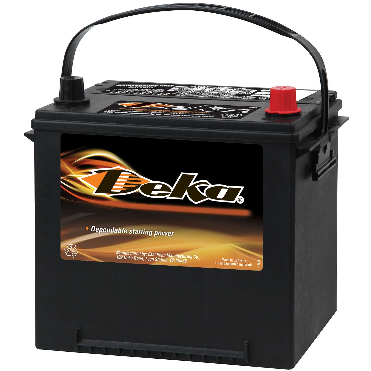 Deka 550 CCA 12 V Automotive Battery - Ace Hardware