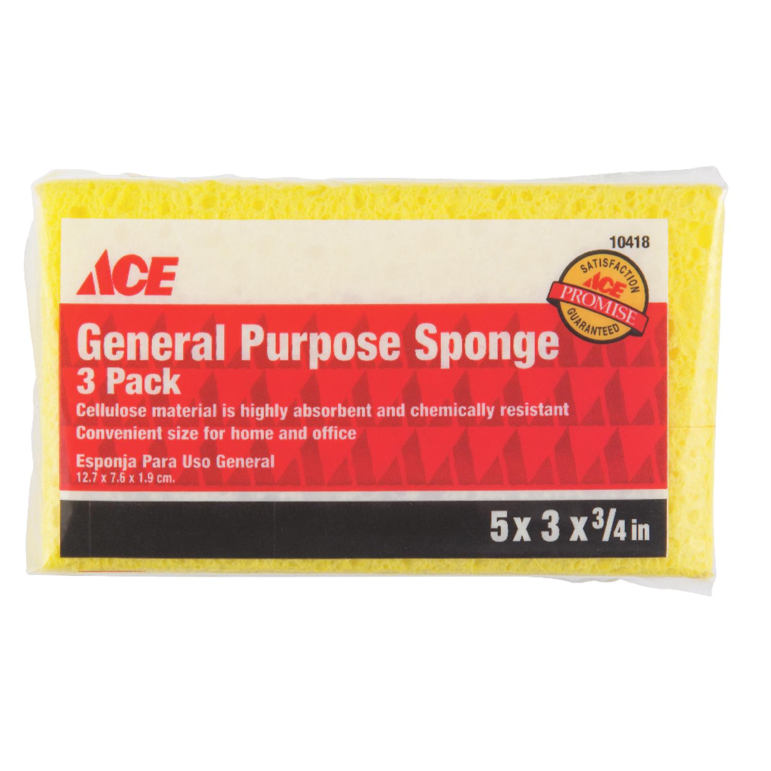 UPC 082901104186 - Ace Cellulose Sponge 5 in. L x 3 in. W 3 pk ...