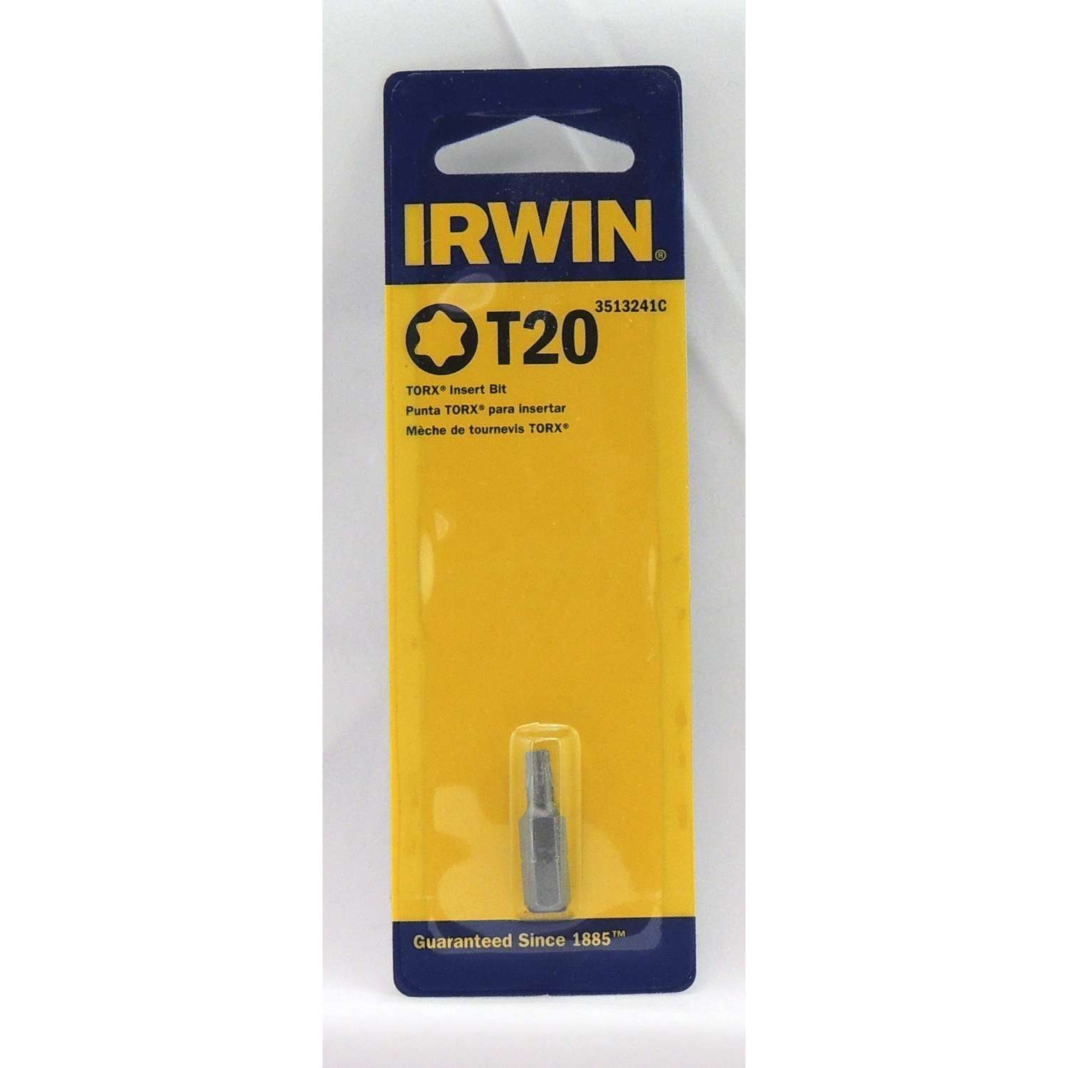 Irwin Torx T20 X 1 in. L Insert Bit S2 Tool Steel 1 pk - Ace Hardware
