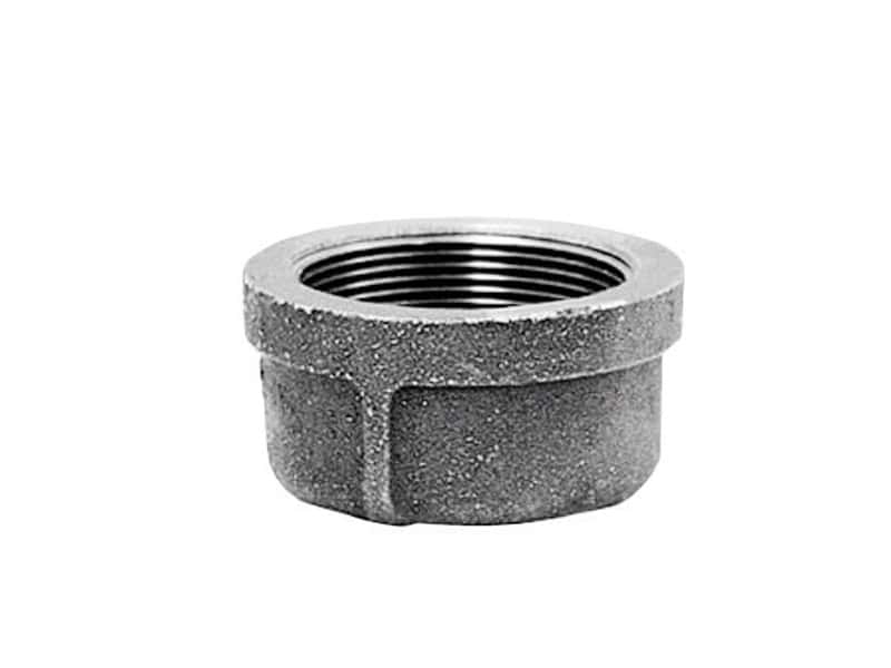 Anvil 1/2 in. FPT Black Malleable Iron Cap Mfr# 8700132205 - Ace Hardware