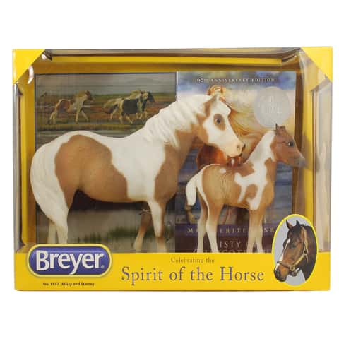 Breyer Misty & Stormy Toy Horse/Book Set Paper/Plastic 3 pc - Ace Hardware