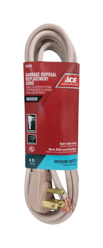 Ace 14/3 SPT-3 125 V 6 ft. L Appliance Cord - Ace Hardware