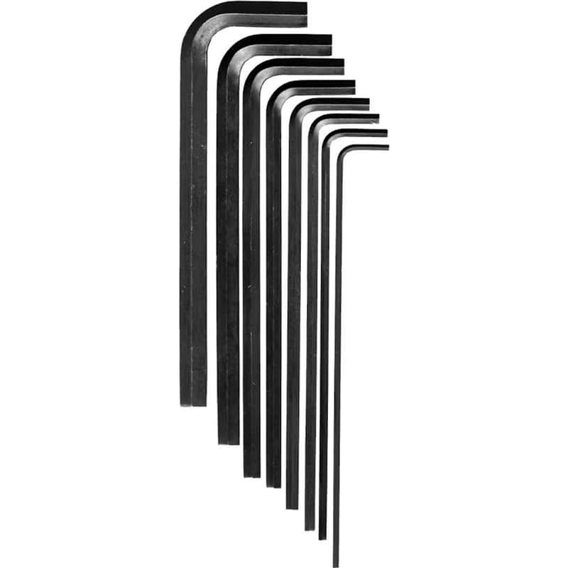 Eklind Security Hex-L Assorted SAE Long Arm Hex L-Key Set 8 pc - Ace ...