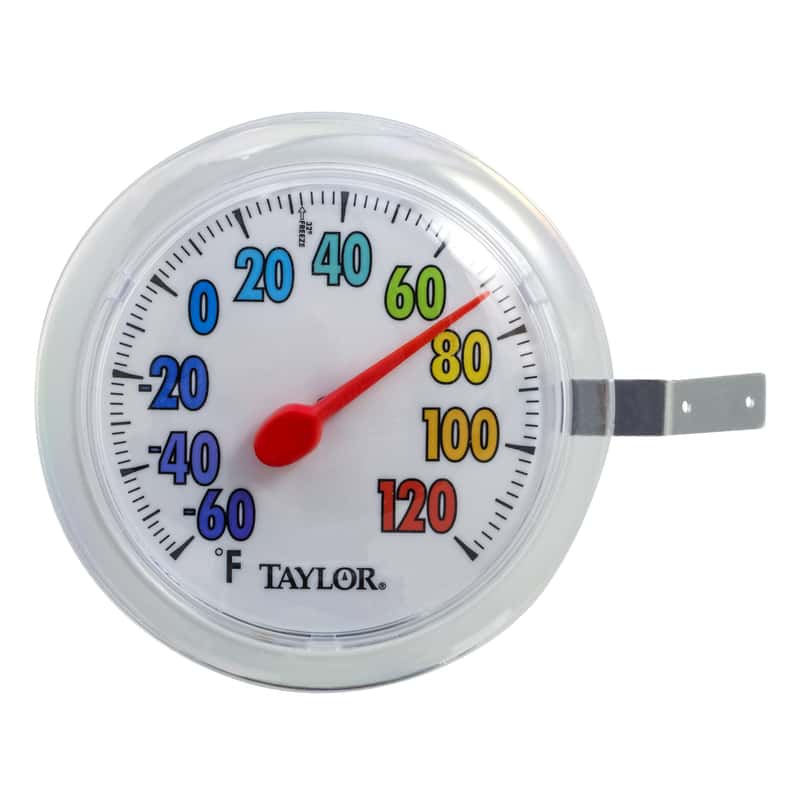 Taylor Dial Thermometer Plastic White 6 in. - Ace Hardware
