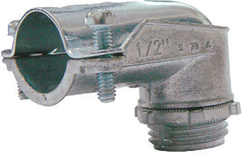 Sigma Electric ProConnex 1/2 in. Dia. Die-Cast Zinc 90 Degree Squeeze ...