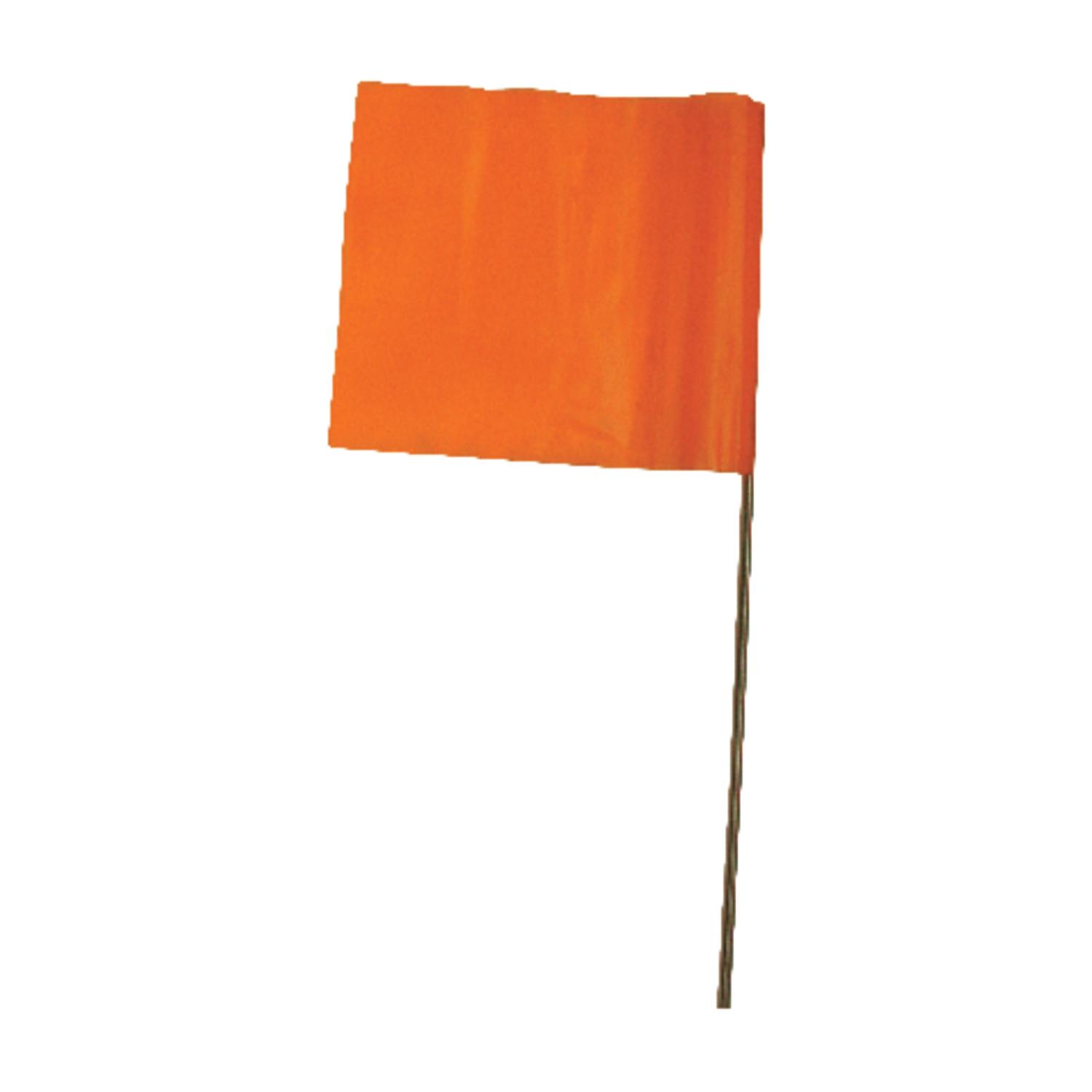 C.H. Hanson 15 in. Orange Marking Flags Polyvinyl 10 pk Mfr# 15275 ...