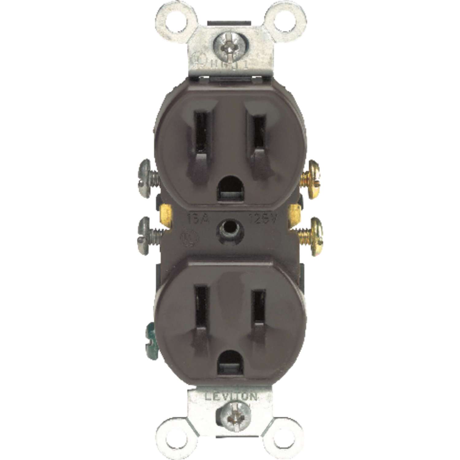 Leviton 15 amps 125 V Duplex Brown Outlet 5-15R 1 pk - Ace Hardware