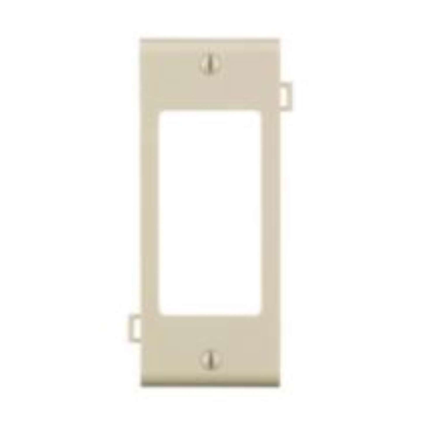 Leviton Light Almond 1 gang Thermoplastic Nylon Decorator Sectional End ...
