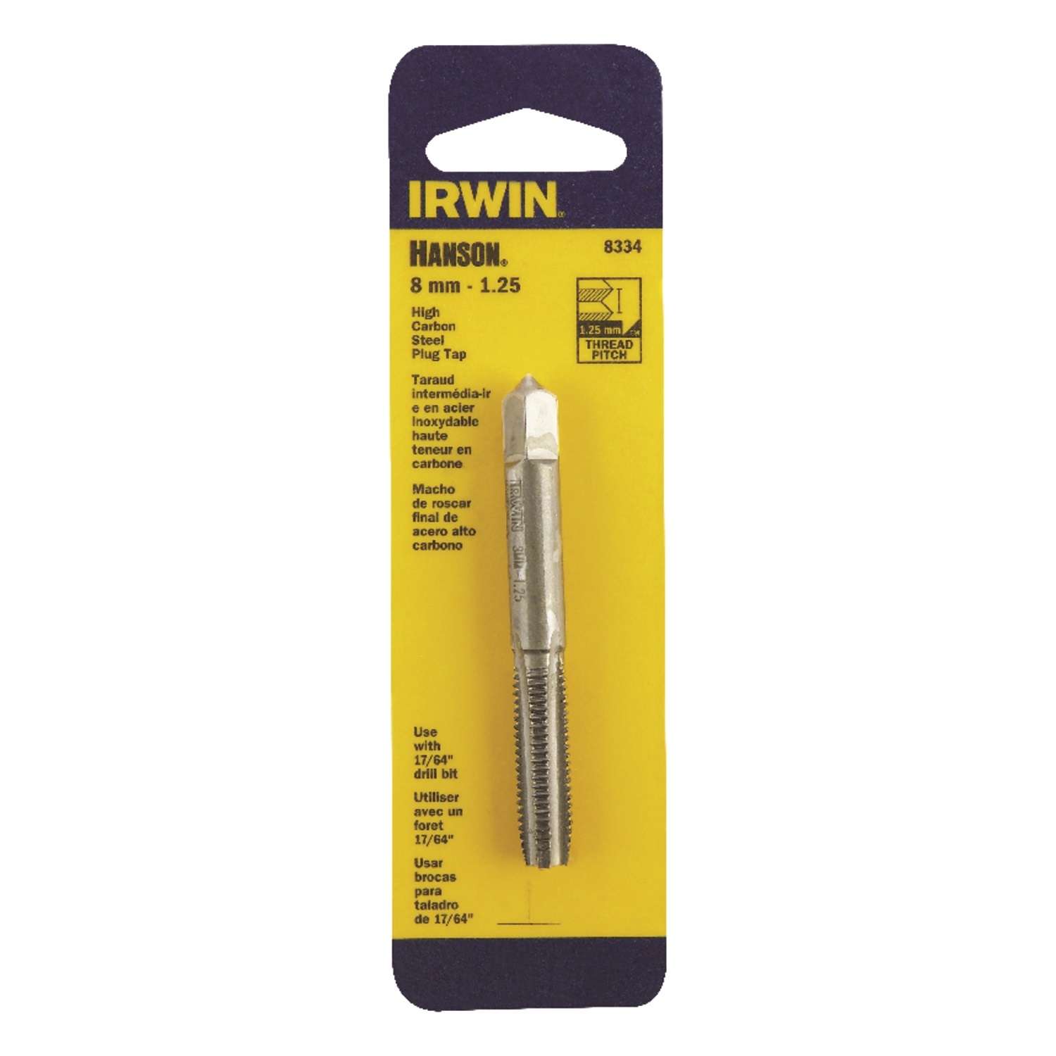 Irwin Hanson High Carbon Steel Metric Plug Tap 1 pc - Ace Hardware
