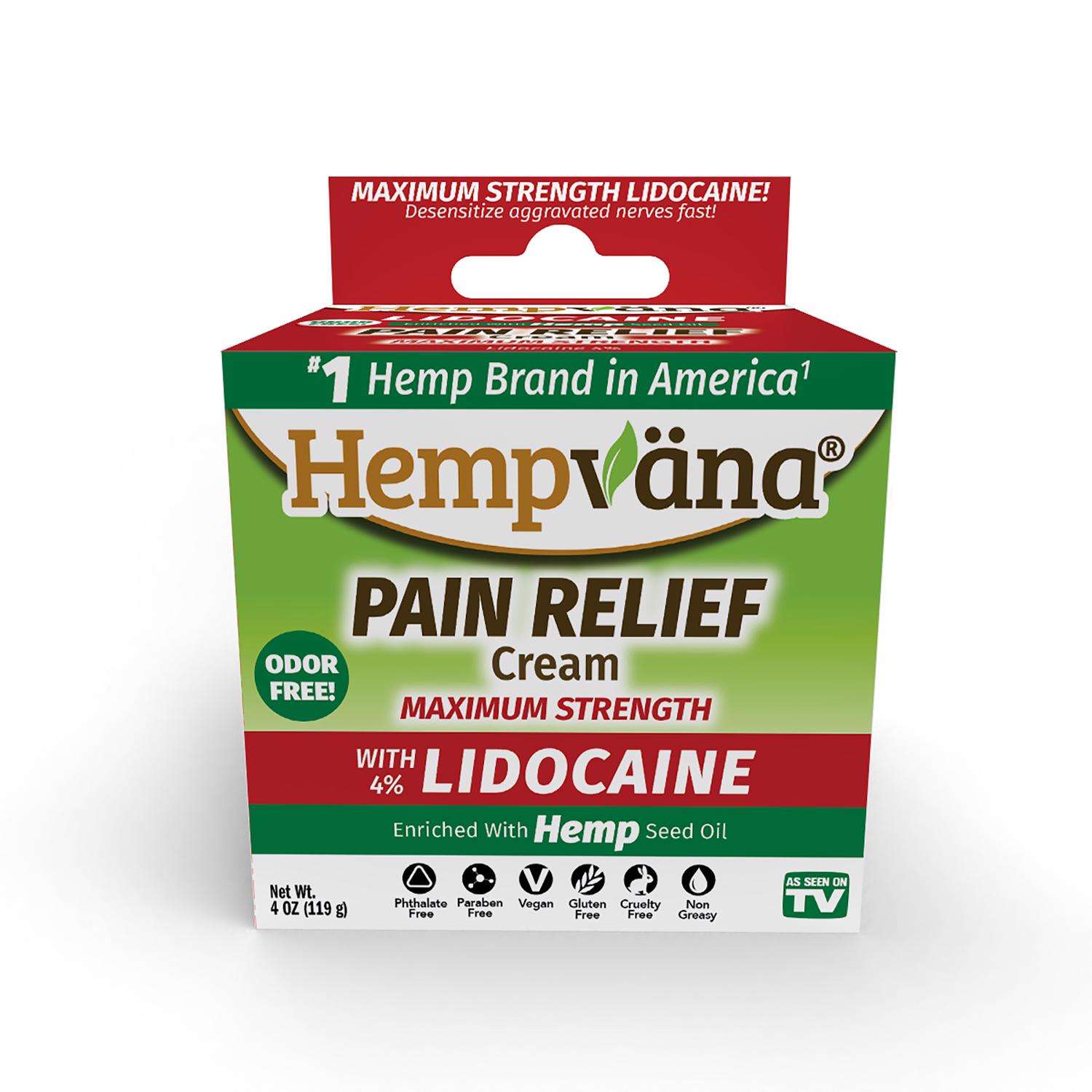 Hempvana Lidocaine ASOTV Pain Reliever Cream 4 oz - Ace Hardware