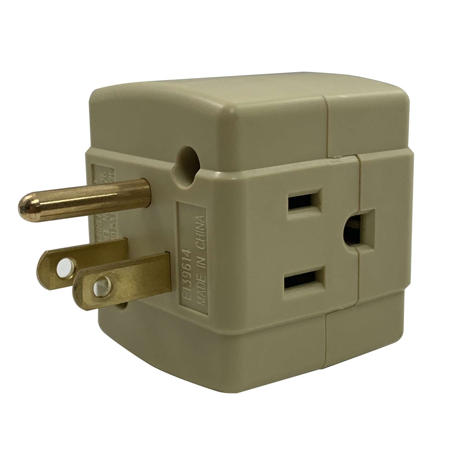 Ace Grounded 3 outlets Adapter 1 pk - Ace Hardware