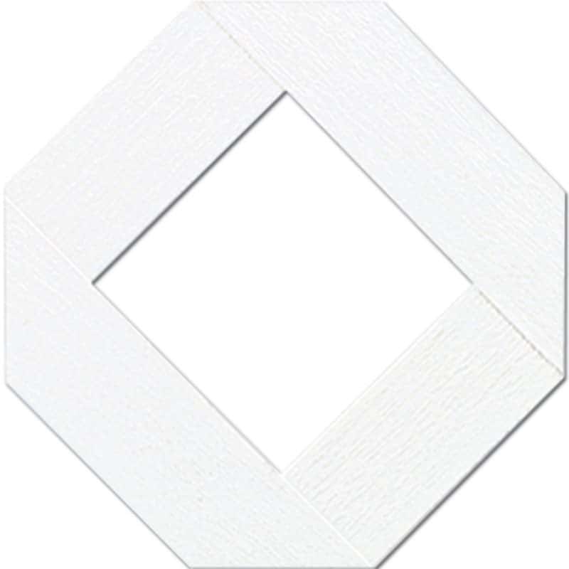 Grid Axcents 48 in. W x 8 ft. L White Plastic Lattice Panel - Ace Hardware