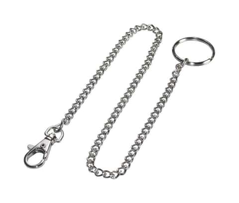 HILLMAN Metal Silver Belt Hooks/Pocket Chains Key Chain - Ace Hardware